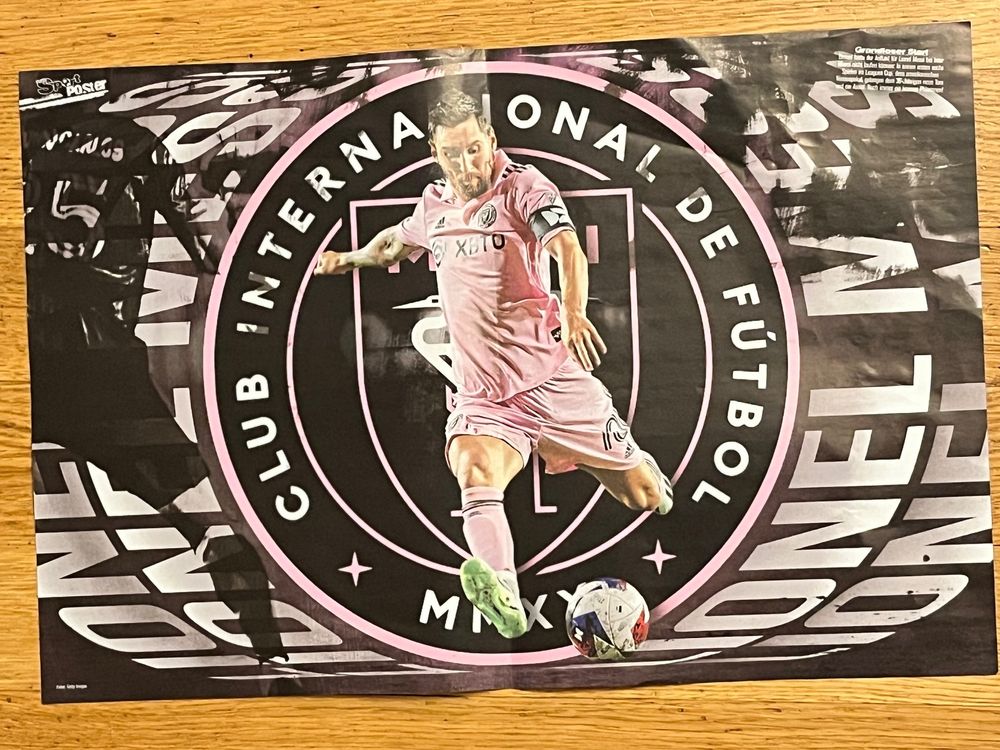 Poster Lionel Messi Inter Miami (Neu und originalverpackt) in Zürich ...