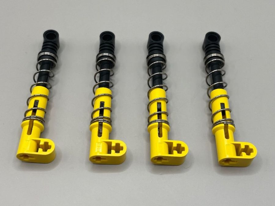 4x Lego Technic, Shock Absorber 9.5L (Extra Hard Spring) (Gebraucht) in ...