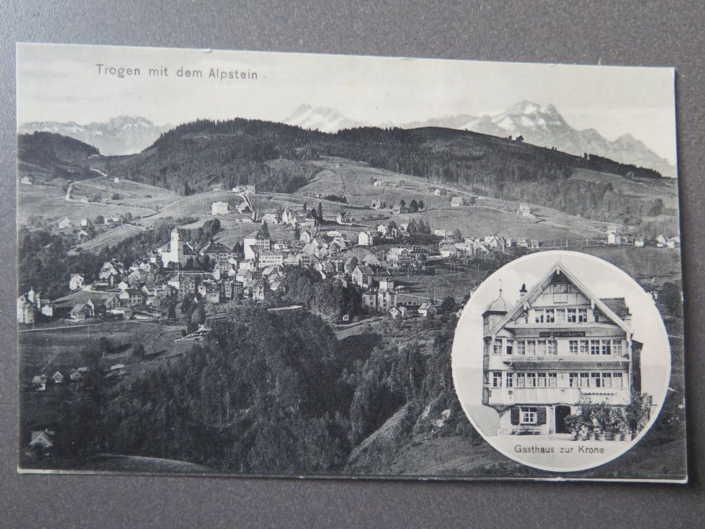 TROGEN - TROGEN MIT DEM ALPSTEIN - GASTHAUS Z. KRONE (Gebraucht) in ...