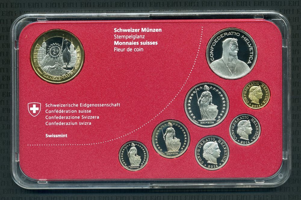 CHF-Münzsatz 2014 stgl Jahrgangssatz | Kaufen auf Ricardo