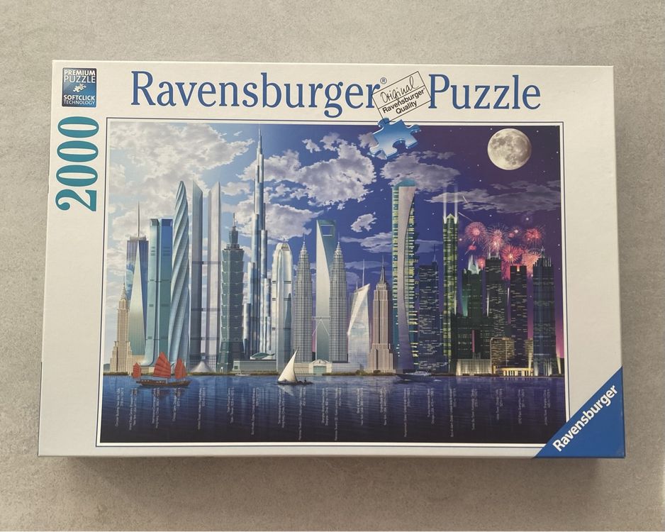 Ravensburger Puzzle 2000 Teile Skyline Gebäude (Gebraucht) in ...