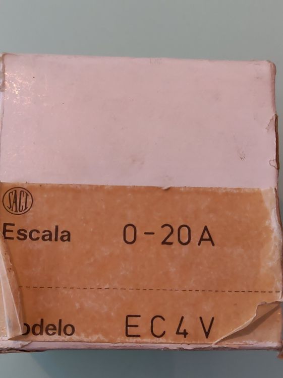 AC-Analog-Voltmeter Wechselskala EC4V 0-20Amper (Neu und ...