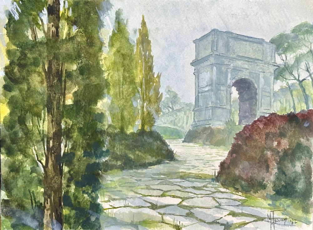 Wald Landschaft mit Faszinierende Sujet, Aquarell Gemälde (Gebraucht) in Kölliken für CHF 5 ...