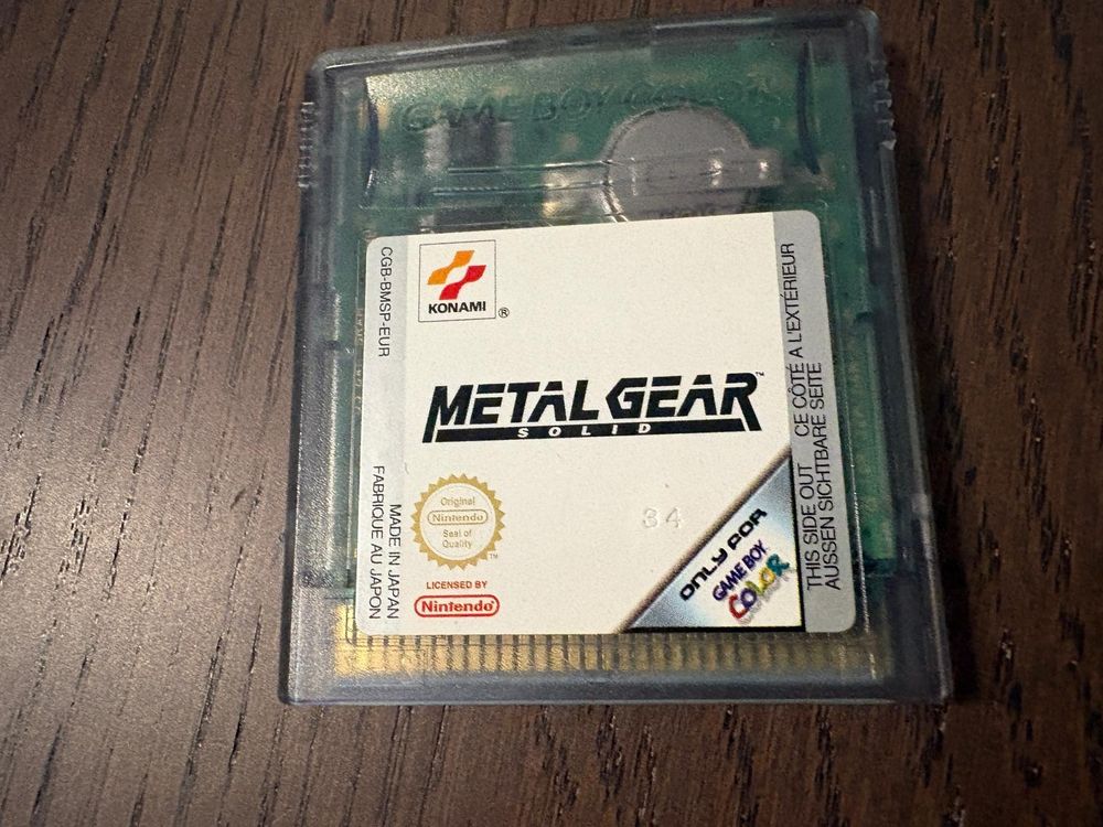 nintendo gameboy color spiel METAL GEAR (Gebraucht) in Adliswil für CHF ...