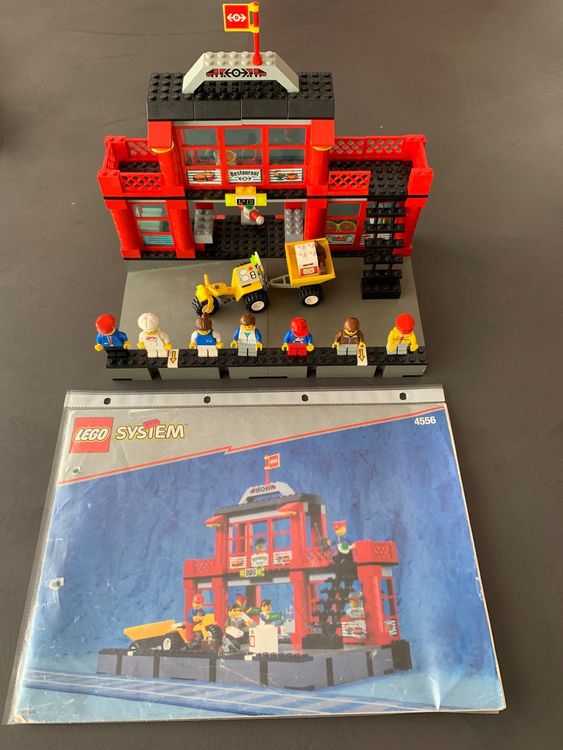 Lego 4556 Train Station Bahnhof Lego City mit Anleitung (Gebraucht) in ...