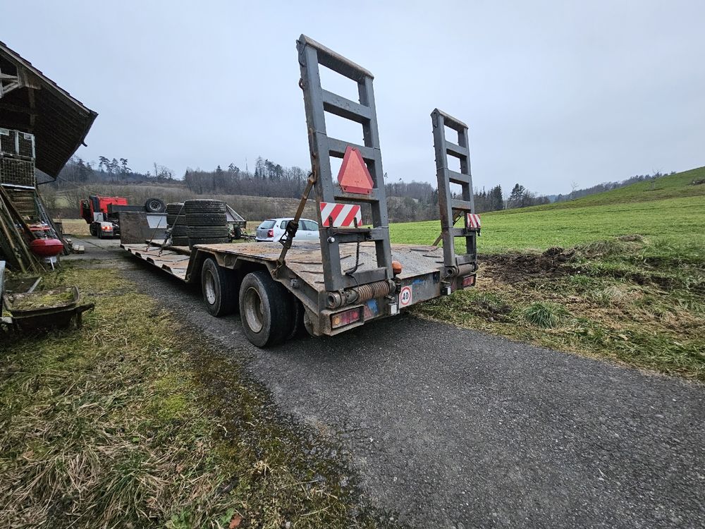 Tieflader Auflieger Empl Timbertrailer TS 20 (Gebraucht) in Aawangen ...