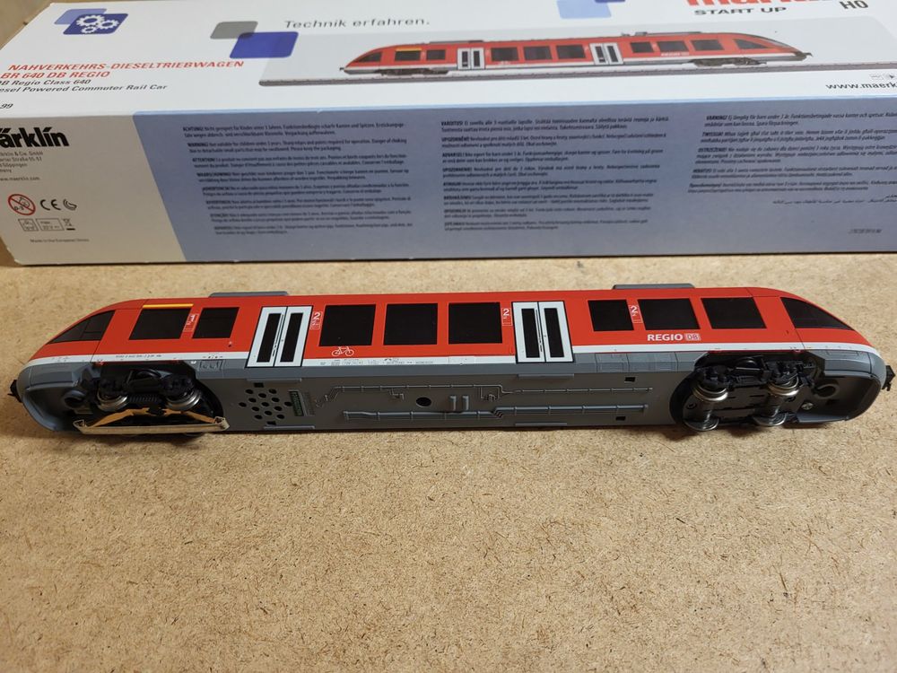 Märklin 36640 H0 Dieseltriebwagen BR 640 DB Regio, MFX (Gebraucht) in ...