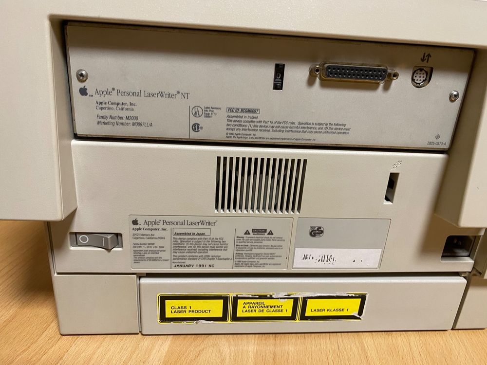 Apple Macintosh Printer personal Laserwriter NT mod M2000 (Defekt) in ...