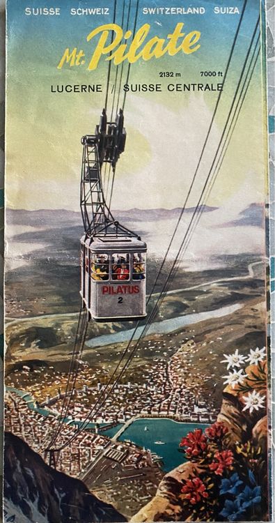 Werbeprospekt Tourismus Pilatus 40er/50er Jahre (Gebraucht) in Sempach ...