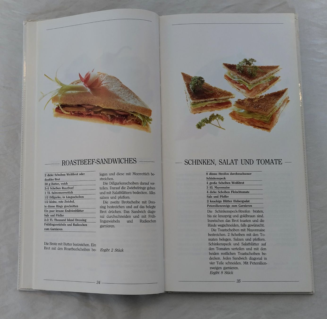 Leckere Sandwiches / Kochbuch 1989 mit 120 Seiten ab Fr. 1.- (Gebraucht ...