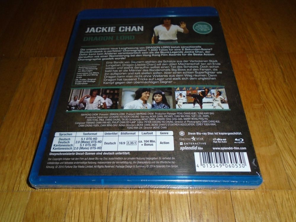 Jackie Chan - Dragon Lord - UNCUT (Neu und originalverpackt) in Basel für CHF 20 – mit Lieferung ...