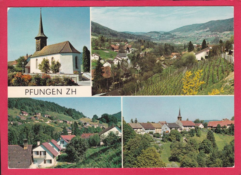4 Bild Karte Pfungen gel. 1978 | Kaufen auf Ricardo