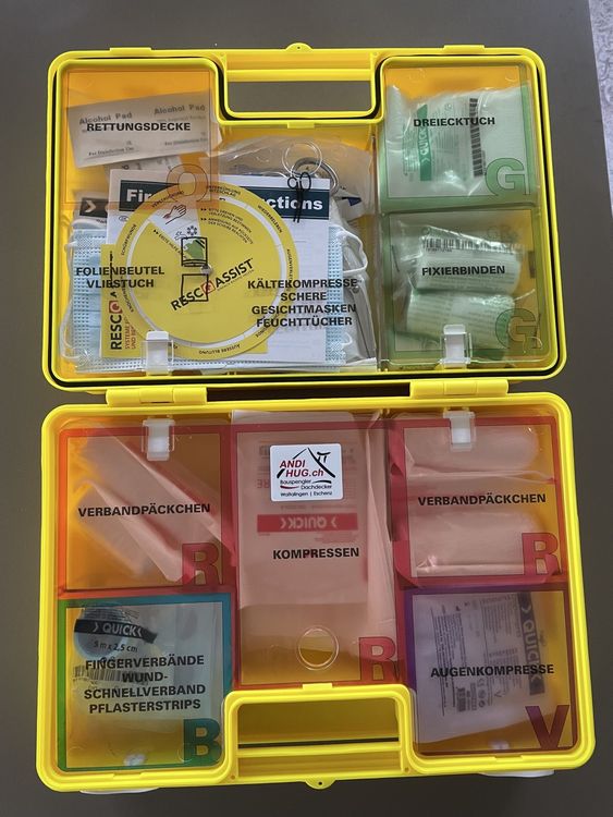 Erste Hilfe Set Sanitätstasche Notfallkoffer(Neuwertig) (Neu und ...