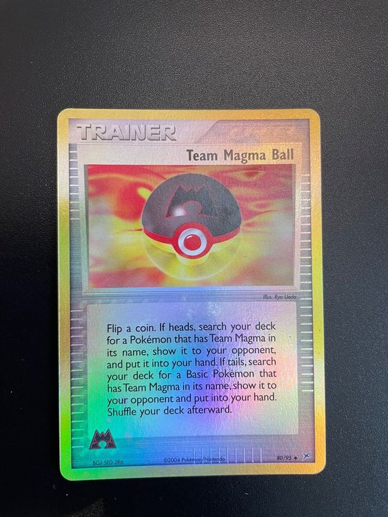 Ex Team Magma - Team Magma Ball reverse 80/95 Ab 1 | Kaufen auf Ricardo