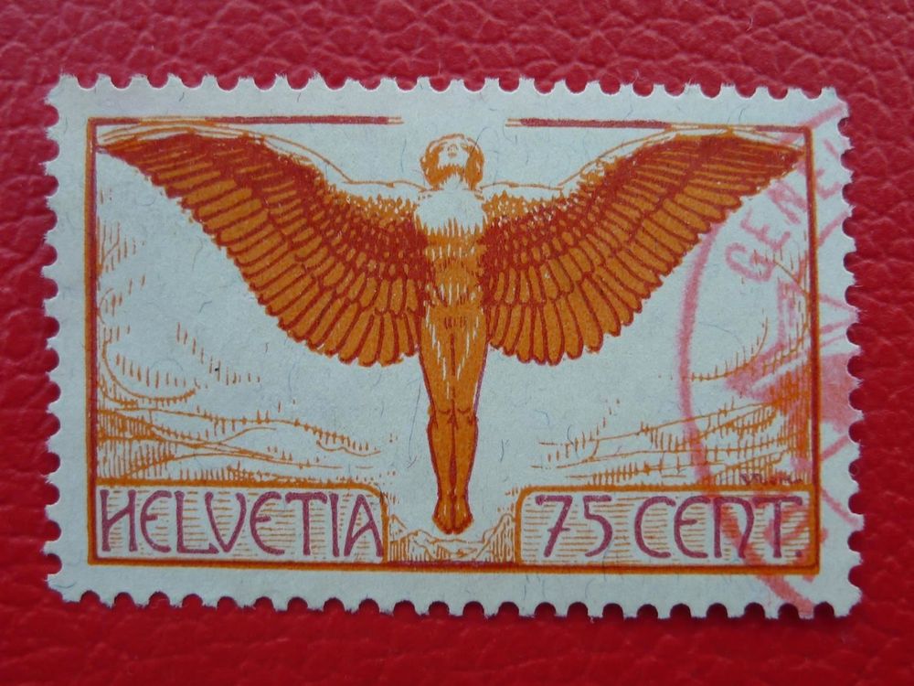 1924: F11, sauber mit Zeppelin-Stempel, Kat: 130.- (Gebraucht) in Sursee für CHF 10 – mit ...