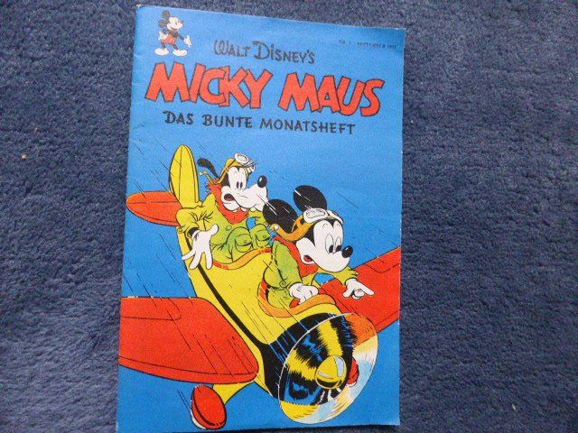 Micky Maus Heft,1951,Flugzeug,Goofy,Donald,Walt Disney,Repro (Gebraucht ...
