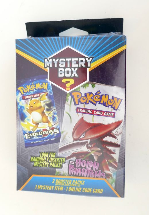 Pokemon Mystery Box (2 boosters) light blue EN | Kaufen auf Ricardo