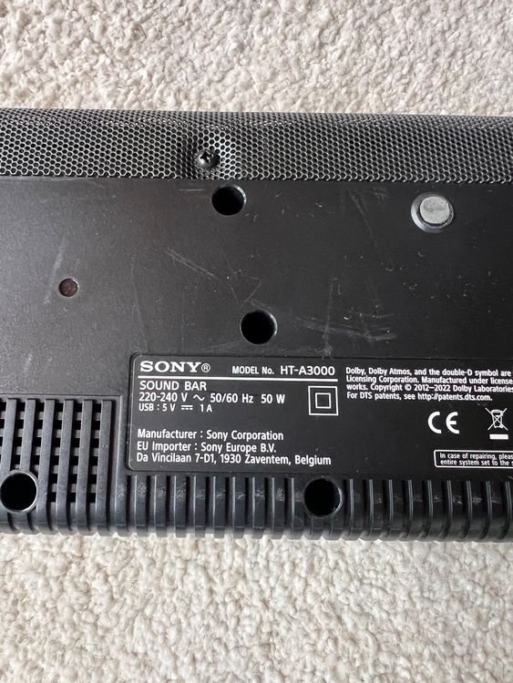 Sounder Sony HT-3000 (Gebraucht) in Grindelwald für CHF 140 – mit ...