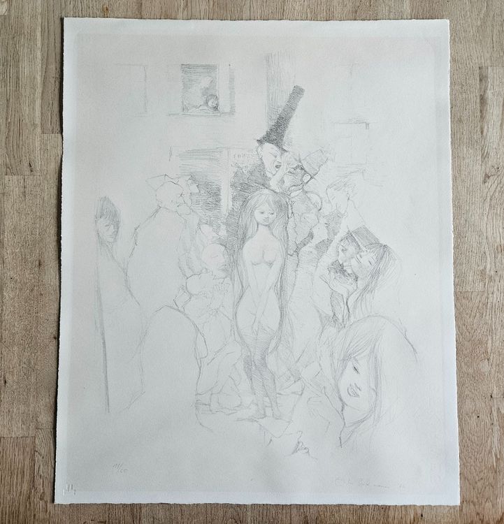 Otto Bachmann (1915-1996) très grande lithographie signée (D'occasion ...