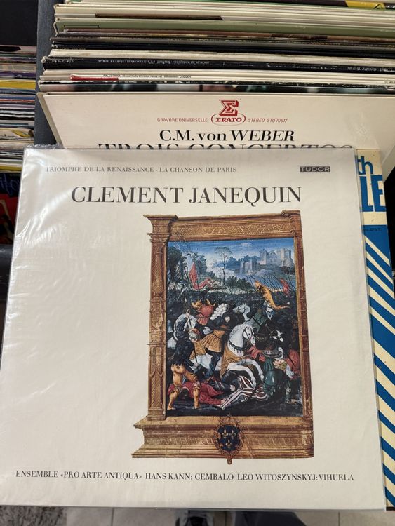 Vinyle Clement Janequin – La Chanson de Paris (Neuf avec emballage d ...