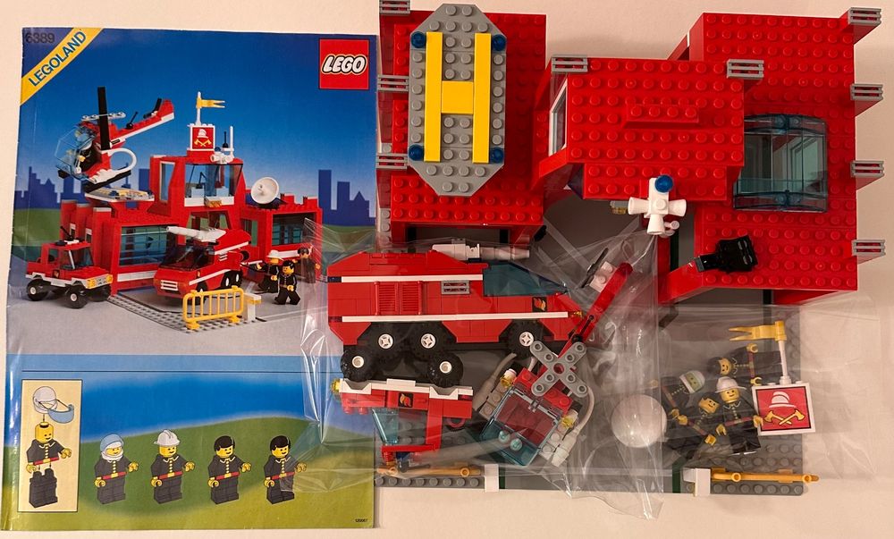 Vintage LEGO 6389 "Feuerwehrstation", Jahr 1989, ab 1.- | Kaufen auf ...
