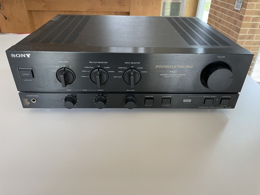 Sony amplifier TA-F420 (D'occasion) à Miège pour CHF 79 – avec ...