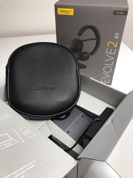 JABRA Evolve 2 65 MS Headset Kopfhörer Docking Station NEU | Kaufen auf Ricardo
