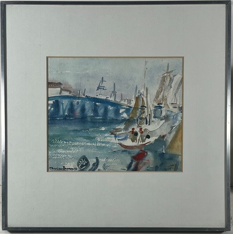 70. er Jahre Hafen Szene Aquarell, Unl. Sig . (Gebraucht) in Root für CHF 19 – mit Lieferung auf ...