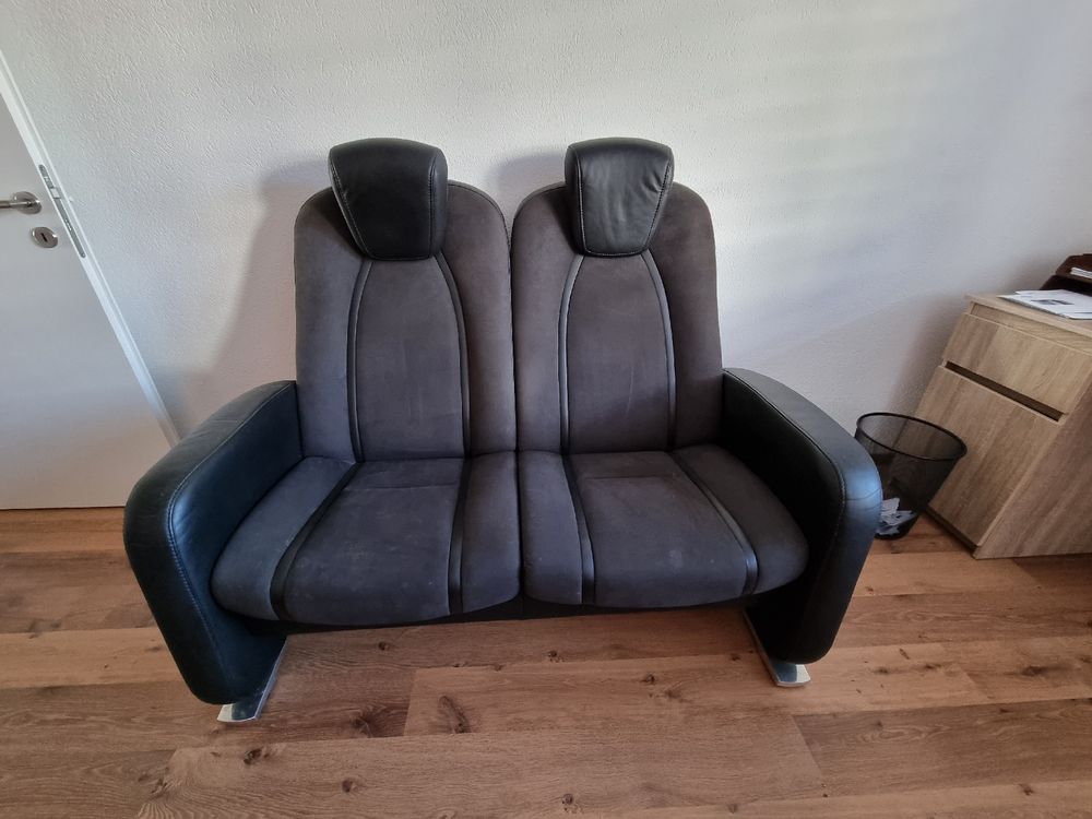 Recaro Hirschleder/Alcantara Sofa (Gebraucht) in Lenzburg für CHF 300 – nur Abholung auf Ricardo ...