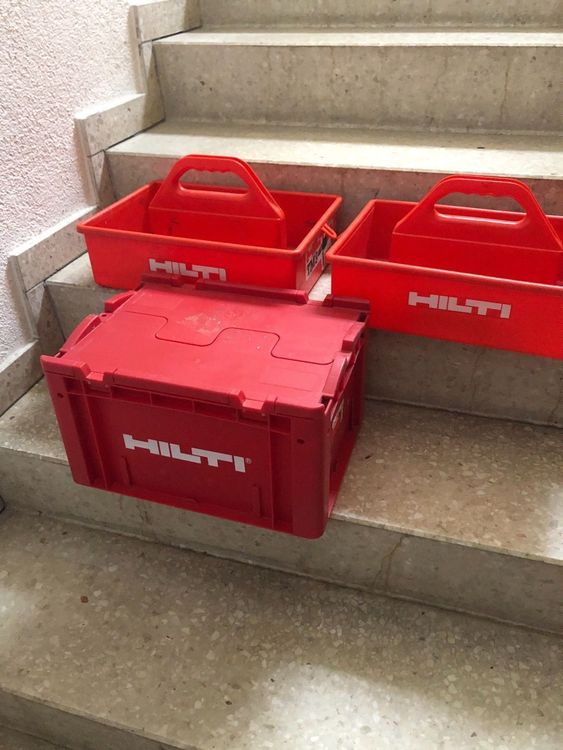 Hilti Box und 2 Materialboxen (Gebraucht) in Nottwil für CHF 12 – mit ...
