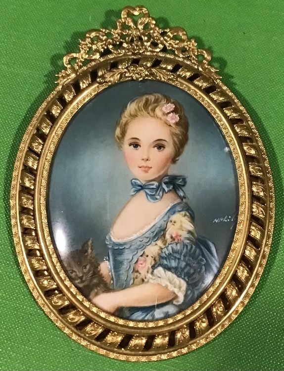 Antike Miniature Gemälde Unleserlich Signiert (Gebraucht) in Root für CHF 45 – mit Lieferung auf ...