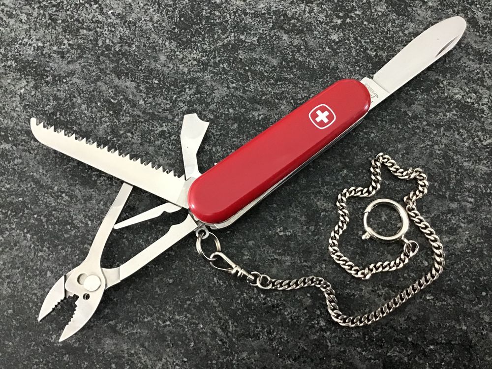 Spezielles"WENGER" Sackmesser mit Säge,Zange,runde Klinge | Kaufen auf Ricardo