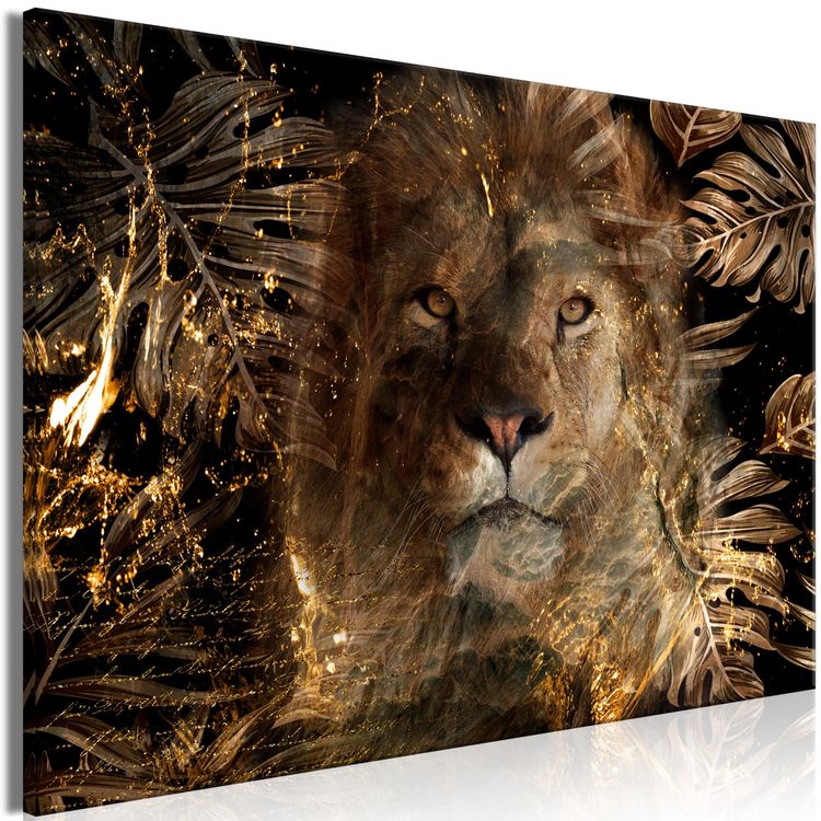 XXL Wandbild Löwe Gold NEU 120x80 cm (Neu und originalverpackt) in Bern für CHF 99 – mit ...