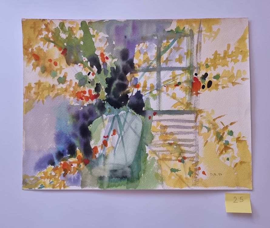 Aquarell von Dunja Bachmann, signiert | Kaufen auf Ricardo