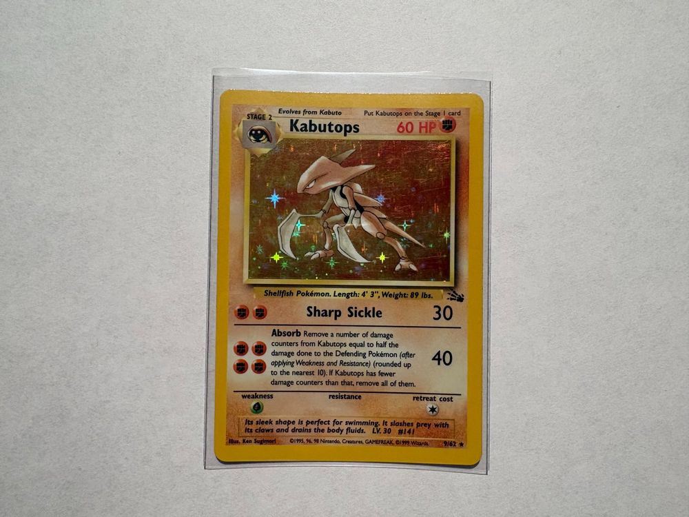 Kabutops holo Fossil EN | Kaufen auf Ricardo