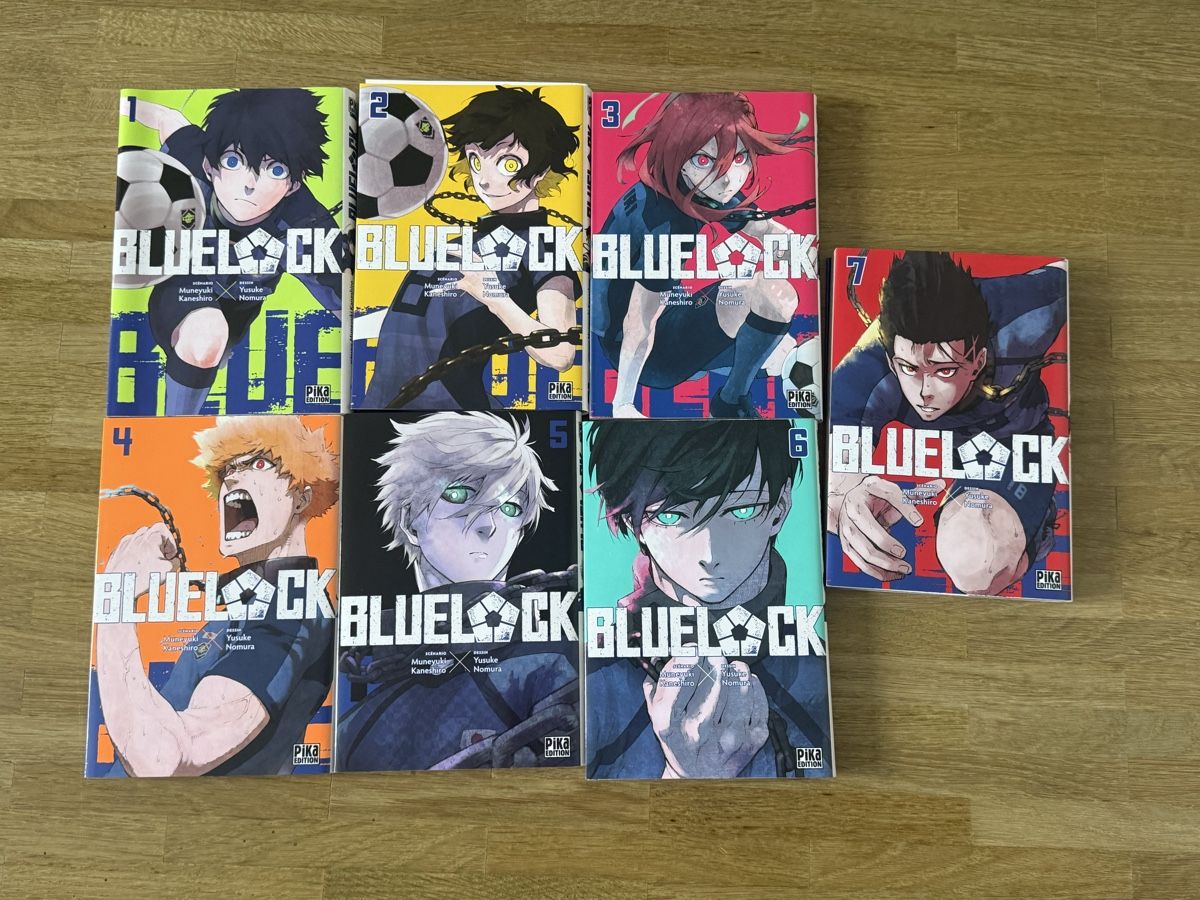 Lot de Mangas Blue Lock, Tomes 1 à 7, parfait état (Neuf (Voir ...