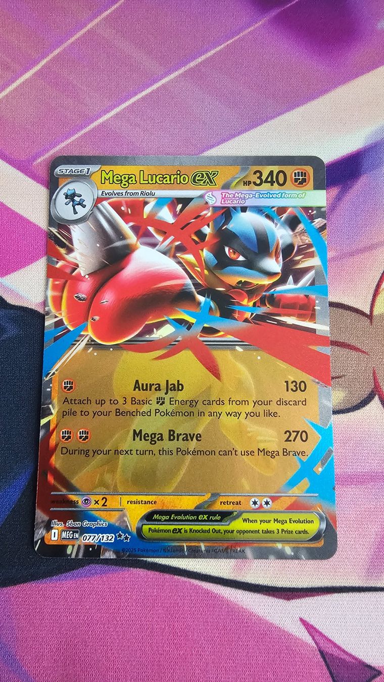 Mega Lucario ex #77 Pokemon Mega Evolution (Neu (gemäss Beschreibung ...
