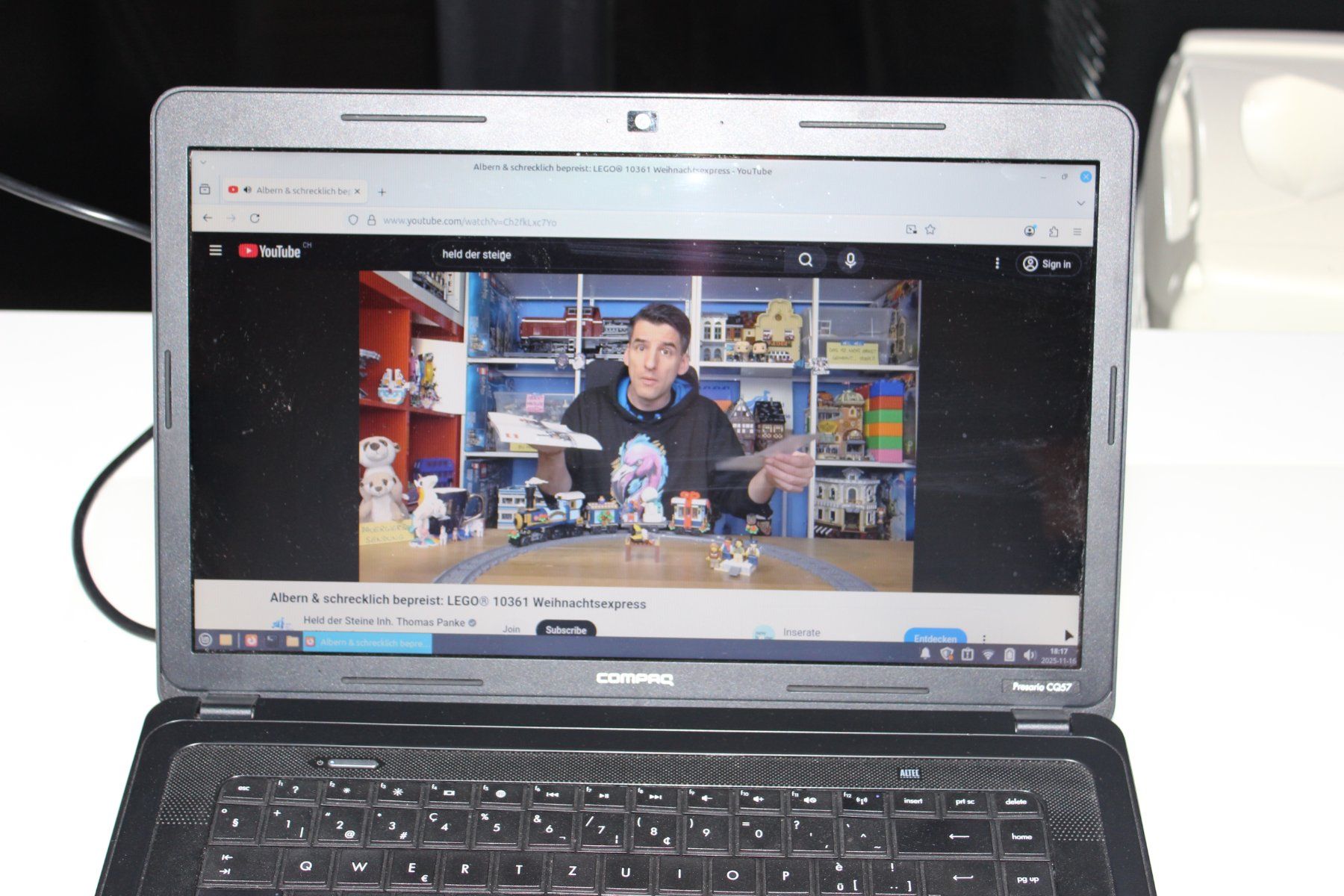 Compaq Presario CQ57 – Office Laptop mit Linux Mint Xfce (Gebraucht) in ...