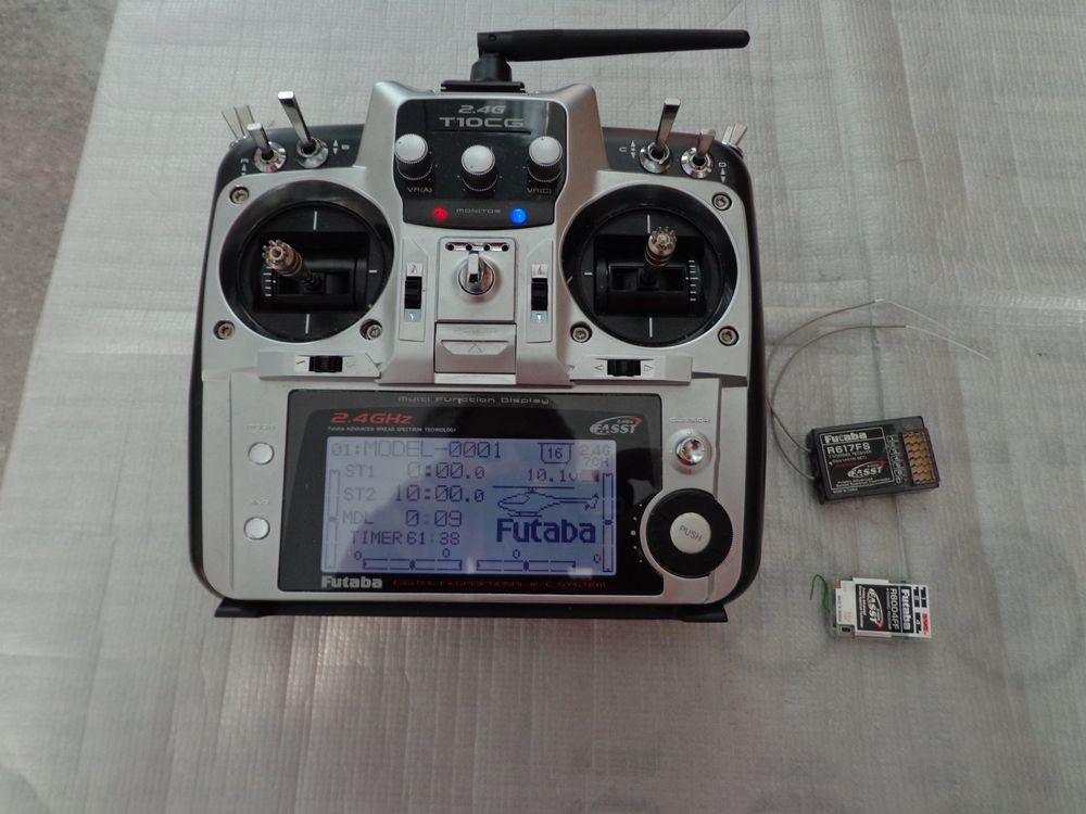 Futaba T10CG 2.4GHz Fasst Sender + Empfänger (Gebraucht) in Camorino ...