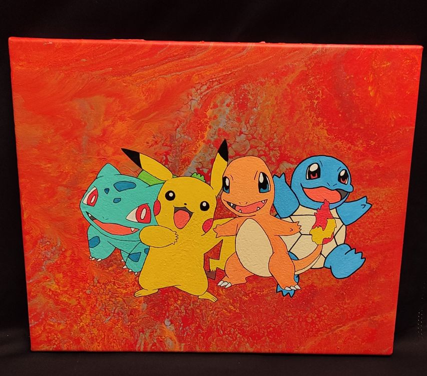 Tableau pokémon Pikachu Salamèche Bulbizarre carapuce | Kaufen auf Ricardo