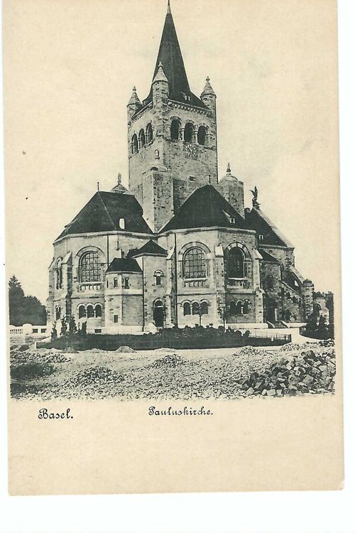 BASEL Pauluskirche; Architekt Karl Moser/Robert Curjel (Gebraucht) in ...