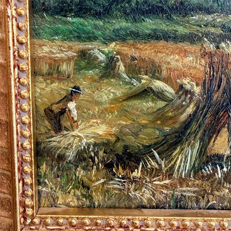 Huile ancienne sur panneau bois cadre doré (Gebraucht) in Vessy für CHF ...