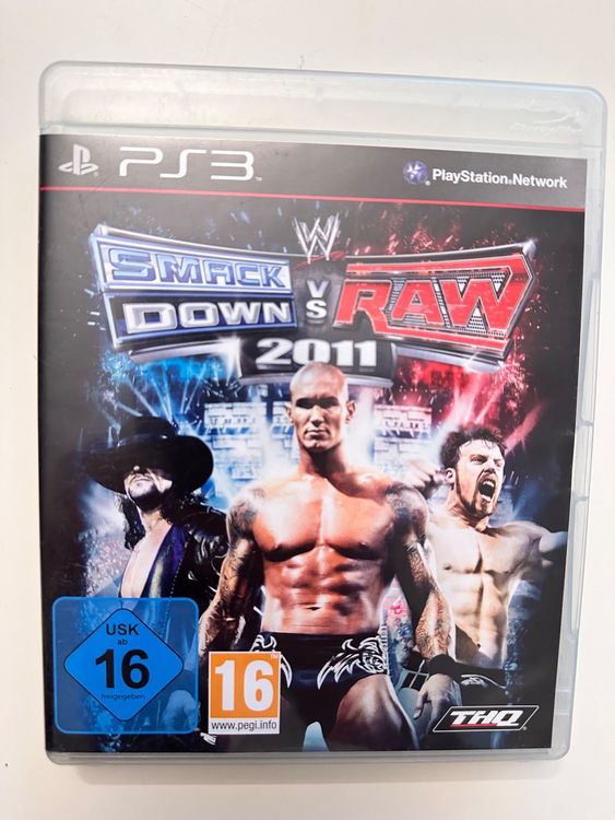 PlayStation PS3 Game „Smack Down vs Raw 2011“ gemäss Foto (Gebraucht ...