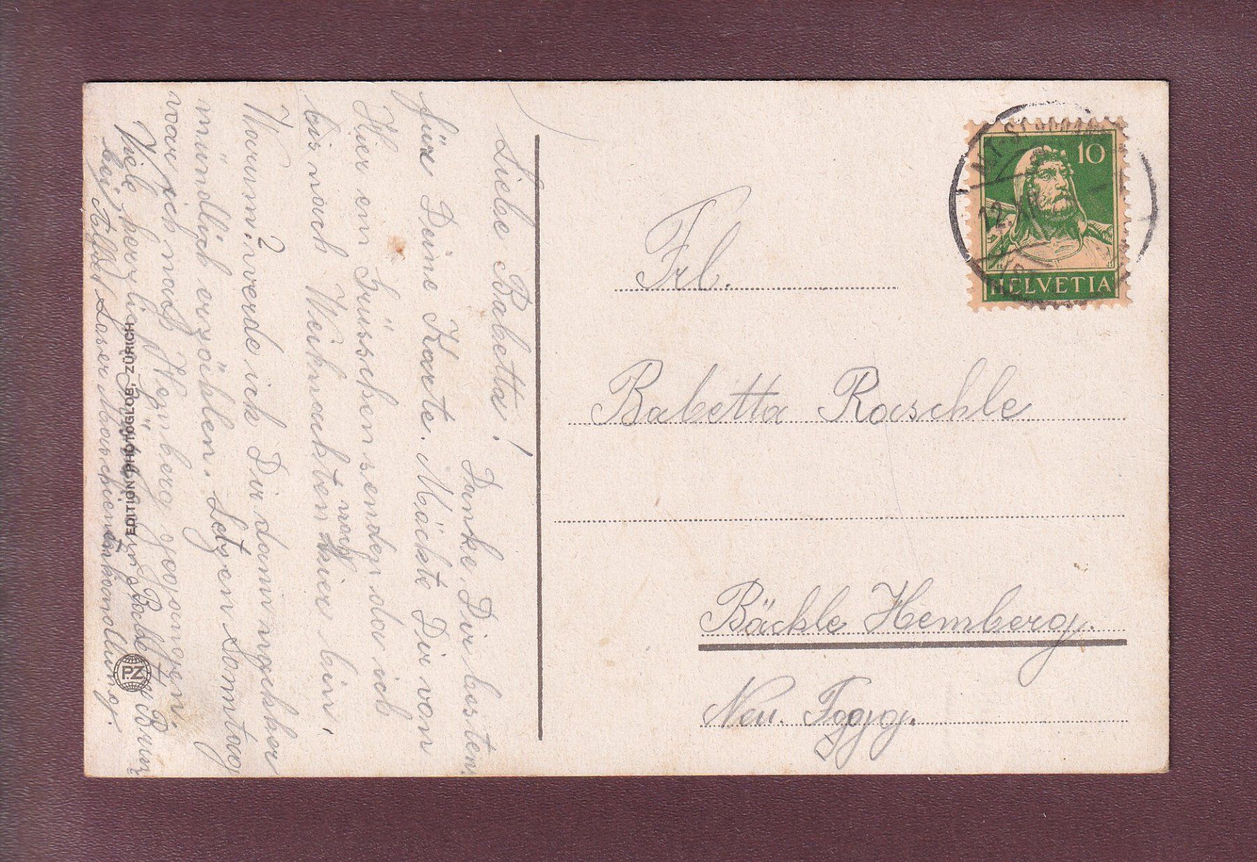 ALT ST. JOHANN - 1922 // Eckbug // (D'occasion) à Pully pour CHF 5 ...