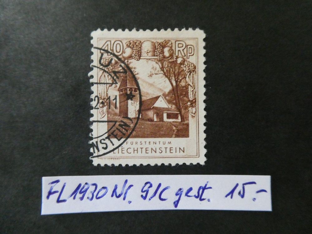 FL 1930 Nr. 91C gestempelt (Gebraucht) in Lausen für CHF 3 – mit Lieferung auf Ricardo kaufen