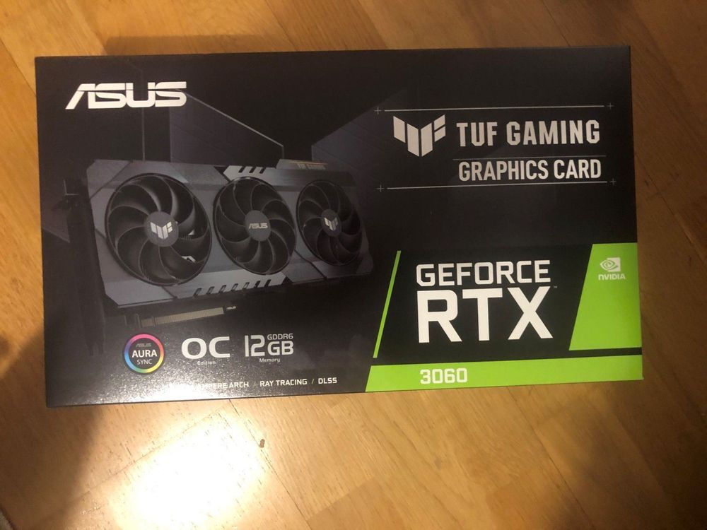 Asus TUF GeForce RTX 3060 O12G GAMING (Neu und originalverpackt) in Zürich für CHF 839 – mit ...