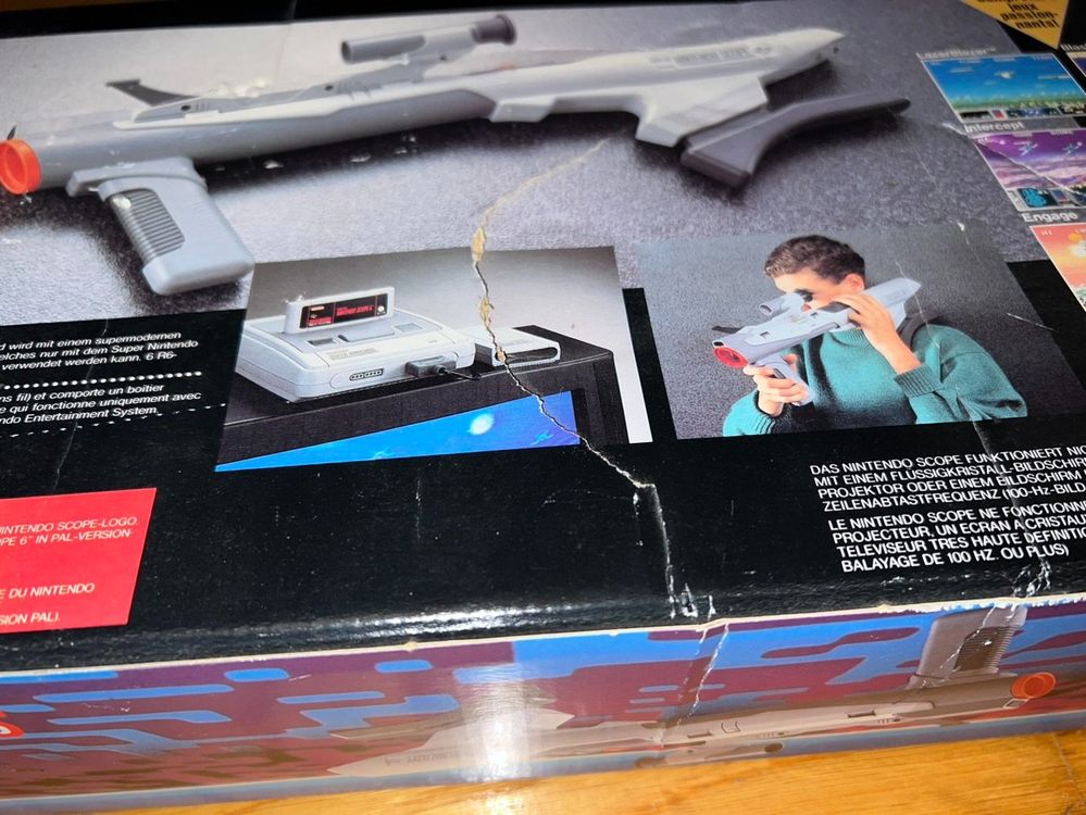 Super Nintendo (SNES) Zubehör: Nintendo Scope 6 Gun (OVP) (Gebraucht ...
