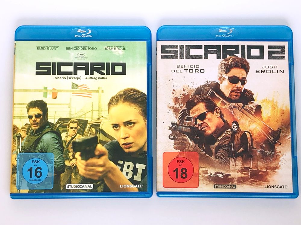 Sicario & Sicario 2 - Blu-ray (Neu (gemäss Beschreibung)) in Birsfelden ...