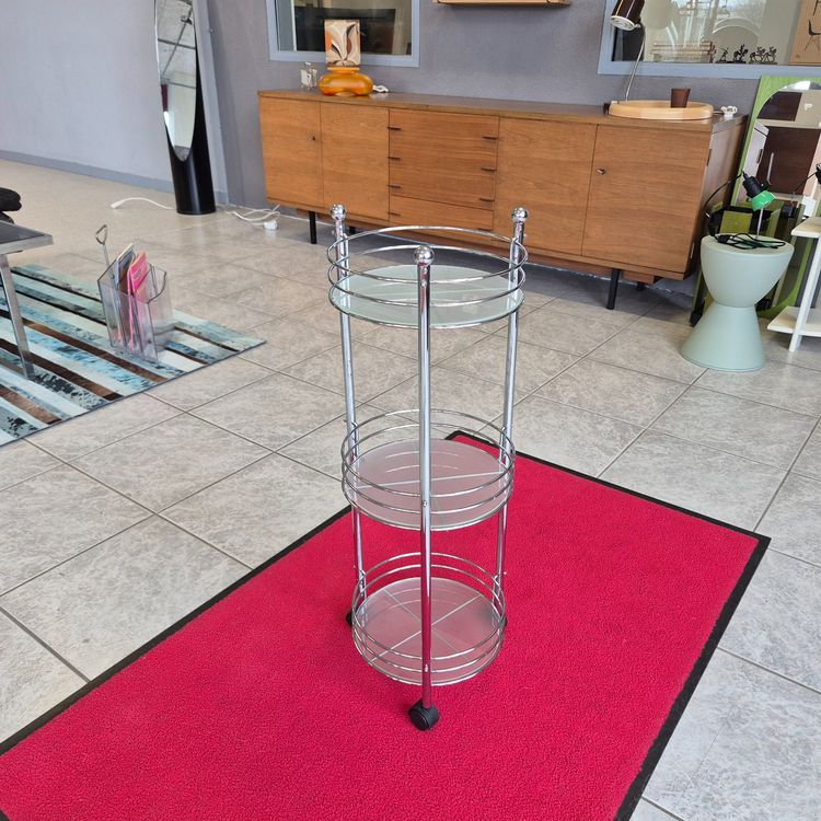 Chrom Glas Trolley Barwagen Servierwagen Beistelltisch (Gebraucht) in ...
