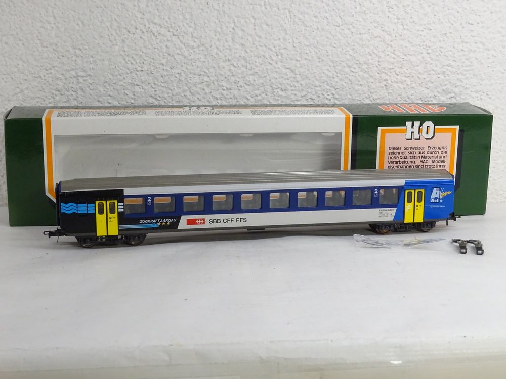 Hag 720 Zugkraft Aargau EWI 2.Klasse, SBB, NPZ, H0,WS/AC,OVP (Neu und originalverpackt) in ...